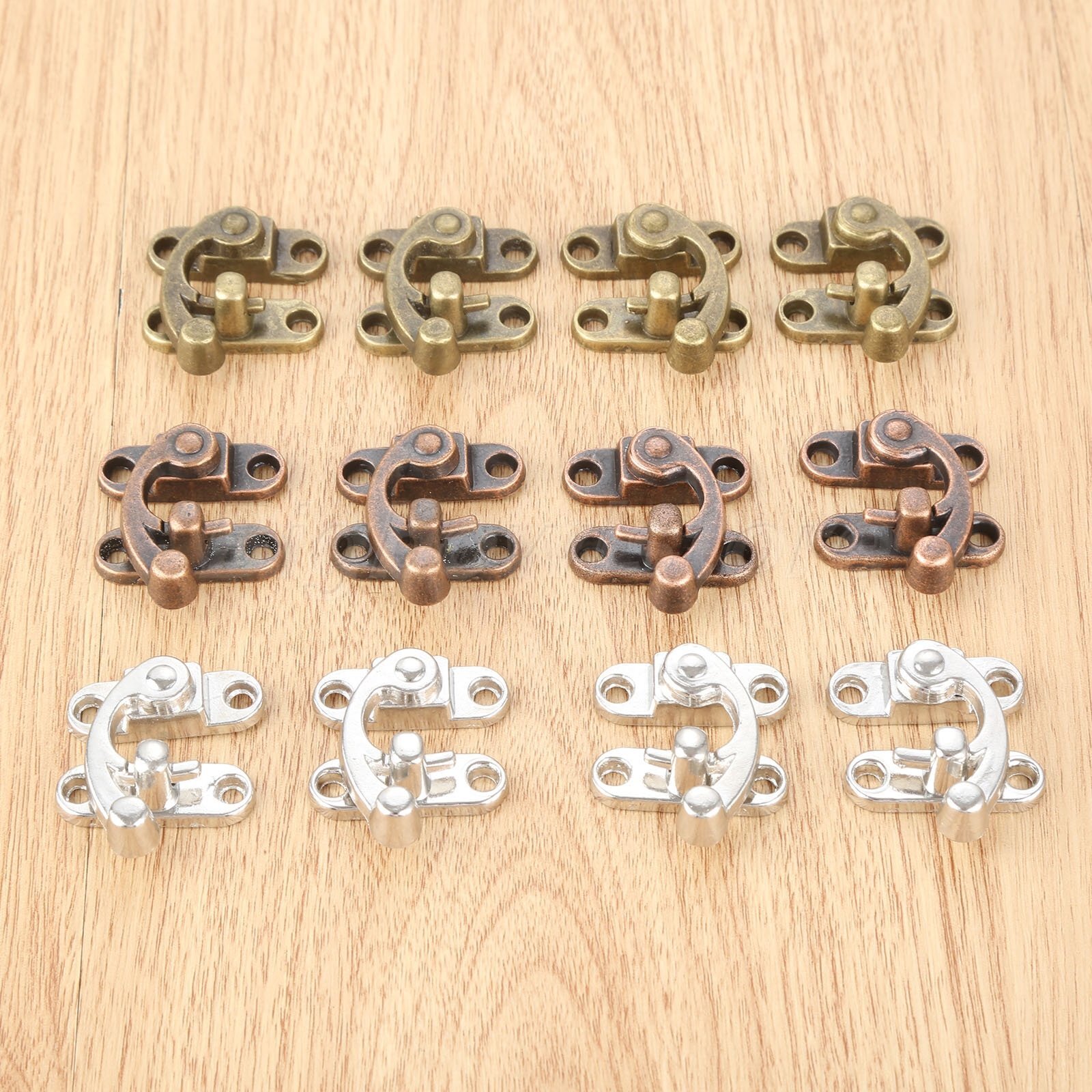 1 Pair Suitcase Jewelry Box Latch Clasps Trinket Lock Clasp Hardware ...