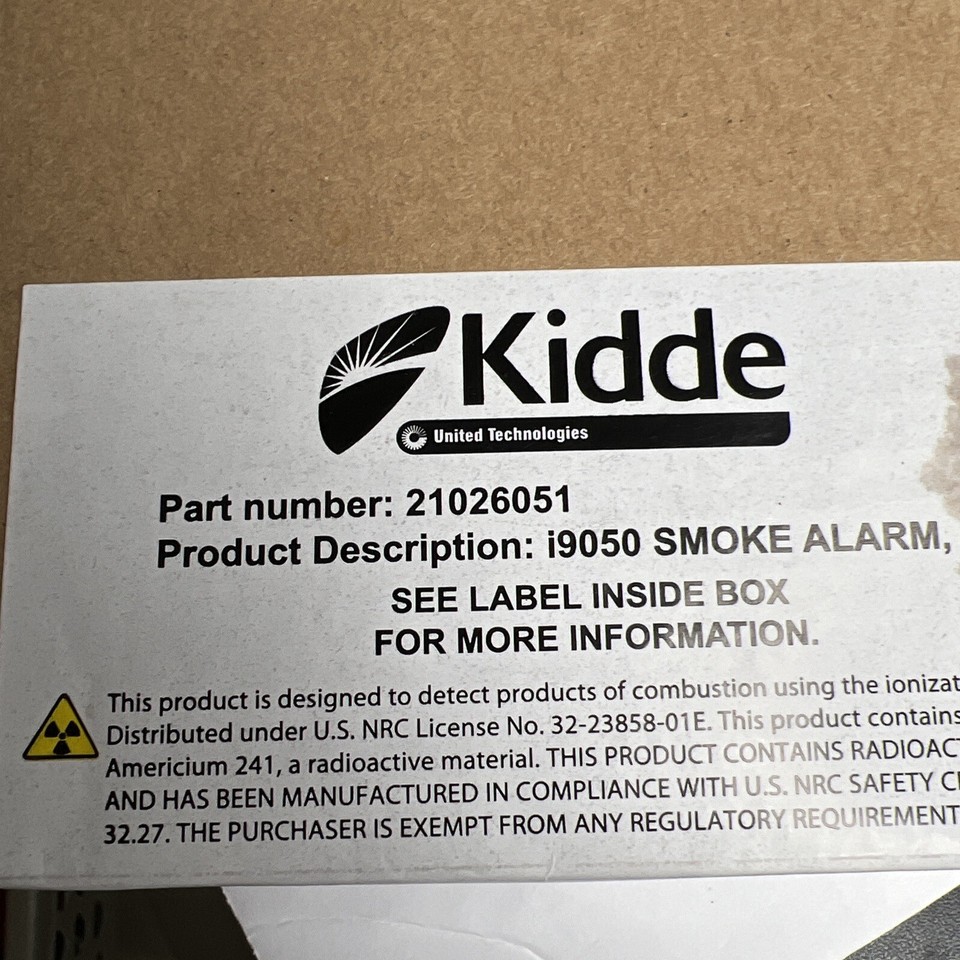 Kidde i9050 Basic Battery Operated Smoke Alarm New open box | eBay