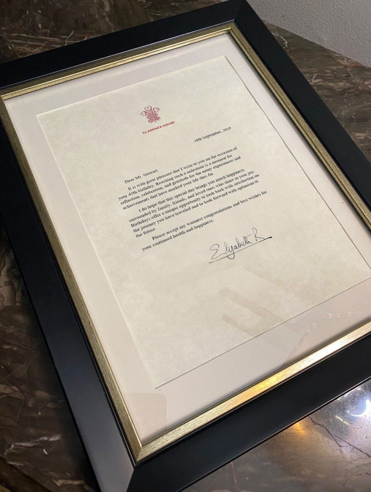 SIGNED Queen Elizabeth Personalized Buckingham Palace Letter | eBay
