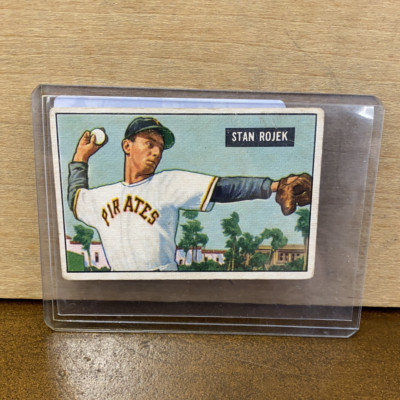 Stan Rojek:Pittsburgh Pirates(1951) Bowman Baseball Picture Cards #166 ...
