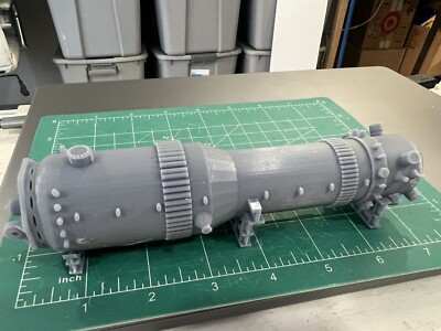 HO - Nuclear Steam Generator Flat Car Load | eBay