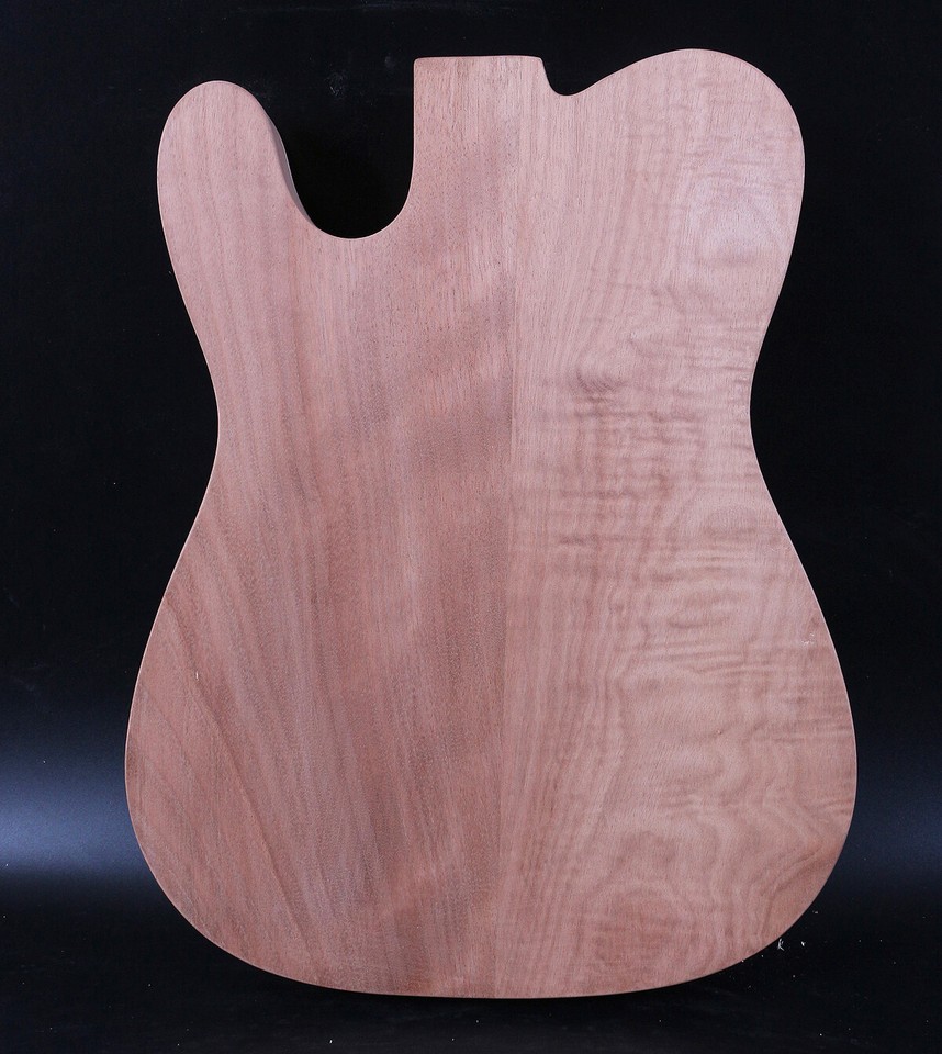 Semi-hollow Mahogany Guitar Body/Bodies Flame Maple Veneer Tele Style ...