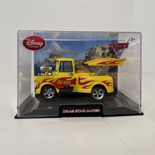 DRAG STAR MATER Disney Store Pixar Cars 2 Die Cast 1:43 collector case ...
