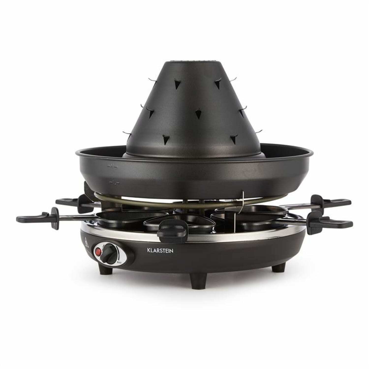 Raclette Table Grill Electric Party 6 Person Set And Fondue Cheese ...