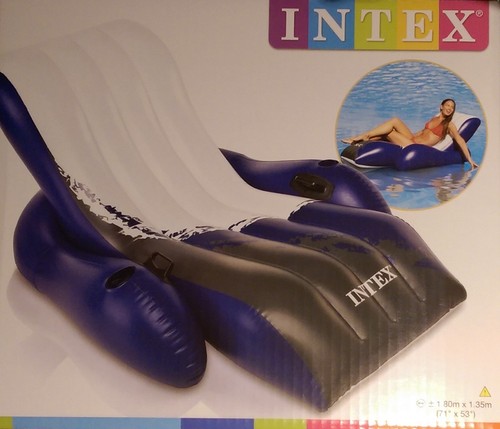 Intex Floating Recliner Lounge Relax Liege Luftmatratze Schwimmsessel ...