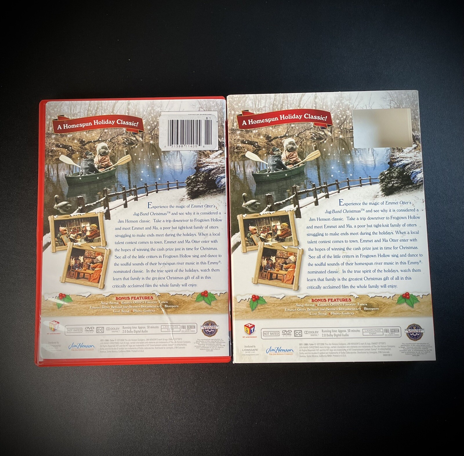 Jim Henson Xmas Classics Emmet Otter’s Jug-Band Christmas DVD 2008 | eBay