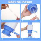 Water Bottles Pump Manual Hand Pressure Drinking Fountain Pressure Pump ...