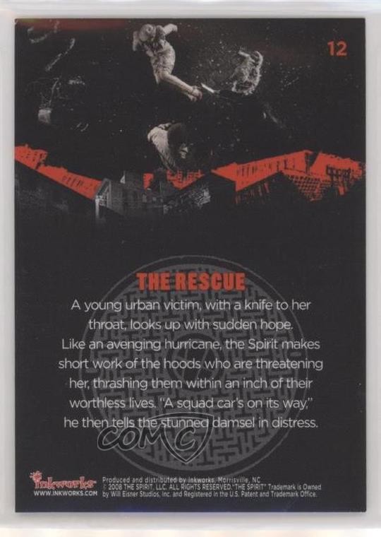 2008 Inkworks The Spirit The Rescue #12 g7i | eBay
