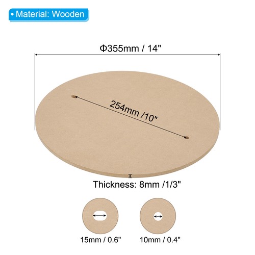 14" Round Pottery Wheel Bat, 6 Set 1/3 Thick Clay Throwing Bats | eBay