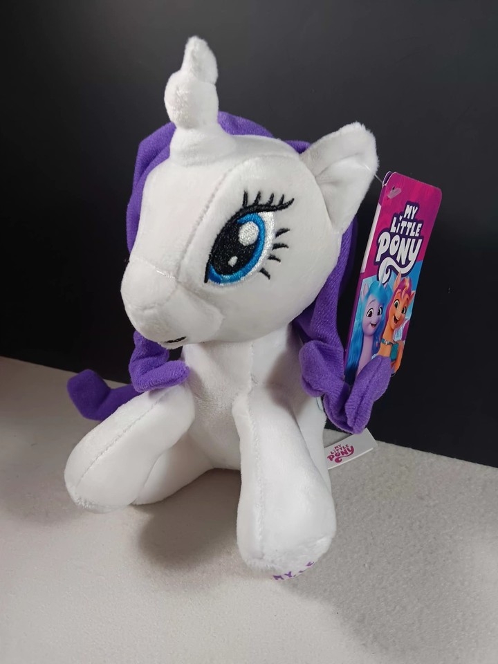 My Little Pony Cartoon White Rarity Plush Hasbro 6" Toy Stuffed Animal ...