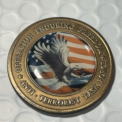 Operation Enduring Freedom Military Challenge Coin Original | eBay