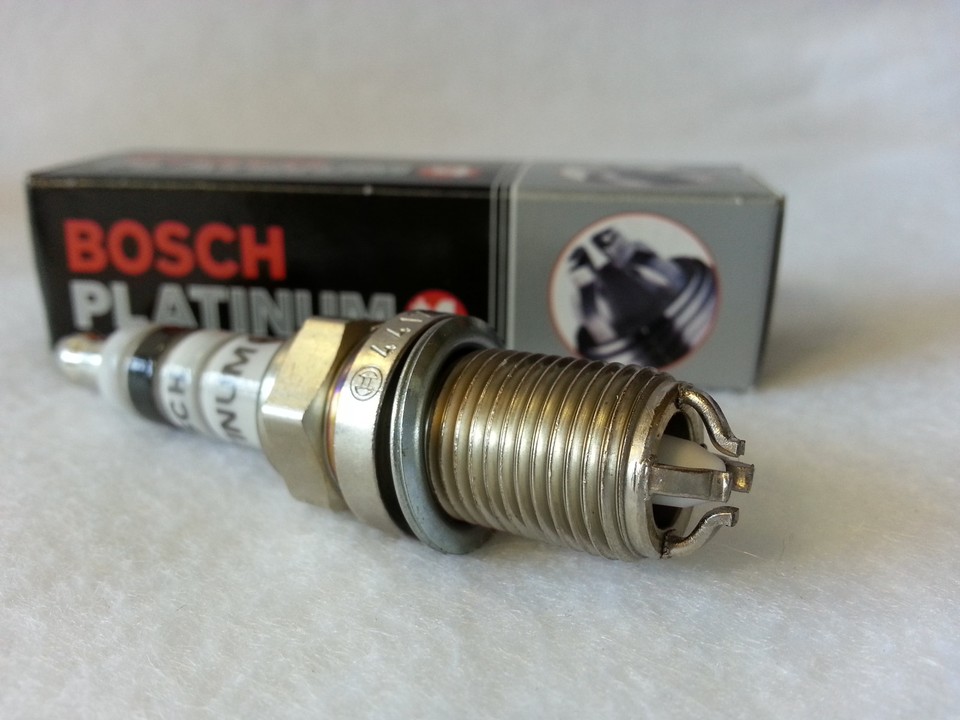 (6pc) BOSCH Platinum +4 Germany Spark Plugs 4-Prong | eBay