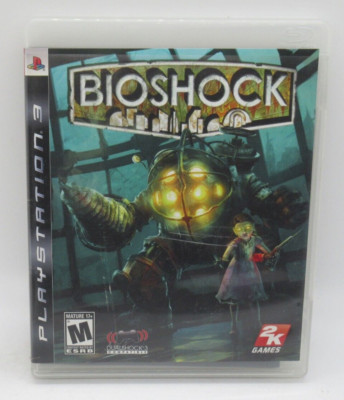 BIOSHOCK GAME FOR PS3 PLAYSTATION 3, GAME DISC, CASE, MANUAL, 2K GAMES ...
