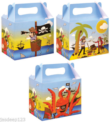 10 Childrens Themed Party Lunch Boxes Takeaway Boxes Birthday Wedding ...