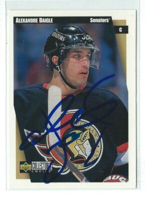 Alexandre Daigle Signed 1997/98 Upper Deck Card #174 | eBay