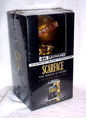 Scarface The World Is Yours Limited Edition With Trophy (4K/Blu-ray ...