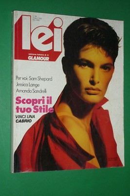 Lei Glamour 94/1985 Lynne Koester Sam Shepard Jessica Lange Amanda S | eBay