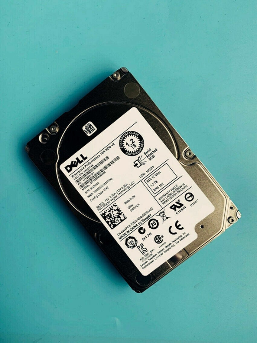 NEW Dell WXPCX 0WXPCX ST1200MM0088 1.2TB 10K SAS 12GB/s 2.5 in HDD Hard ...