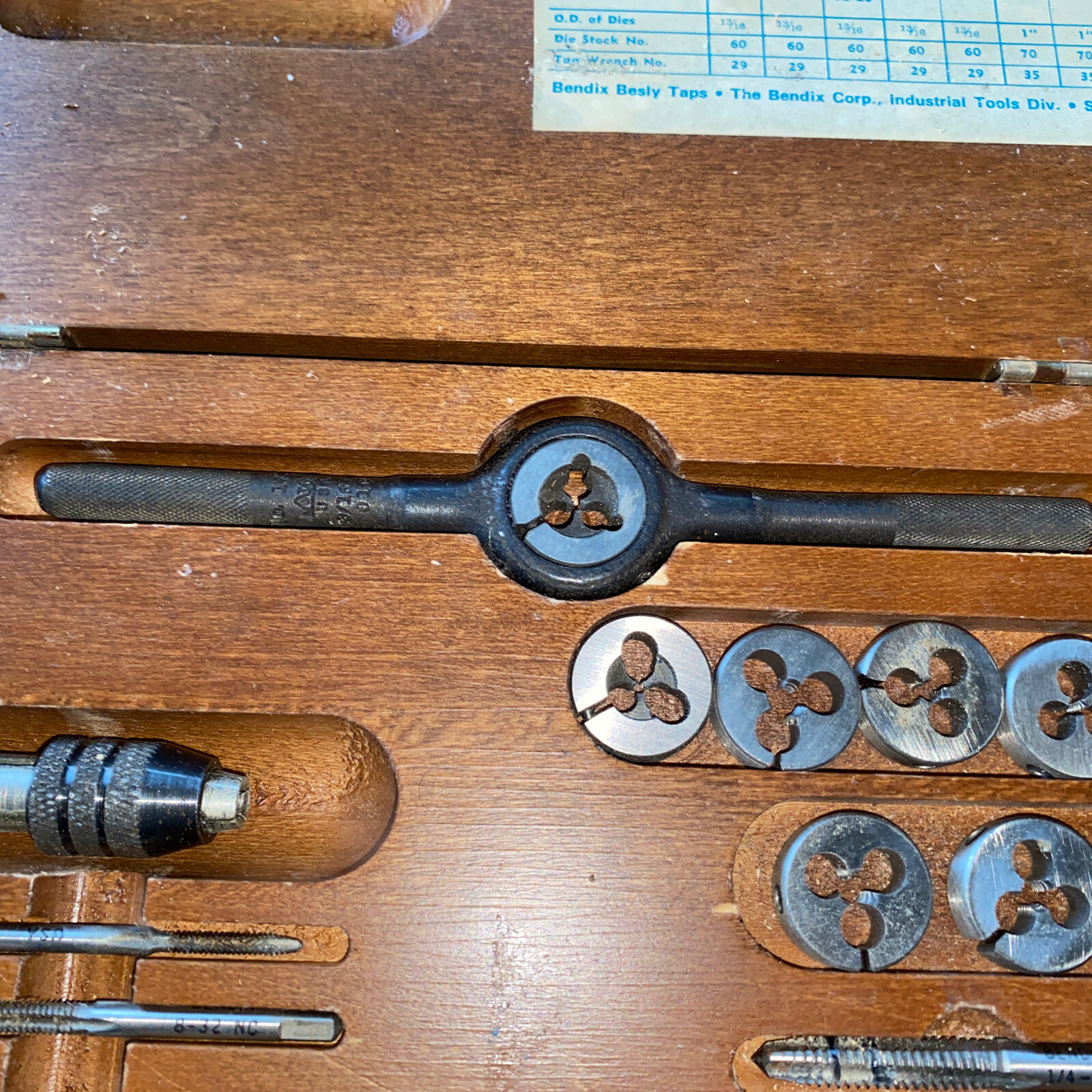 Vintage Bendix Tap Die Set M-7 | eBay