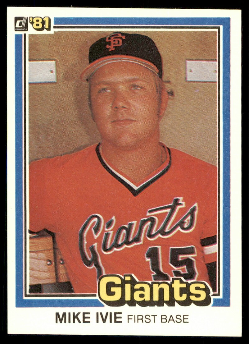 1981 Donruss - #312 Mike Ivie for sale online | eBay
