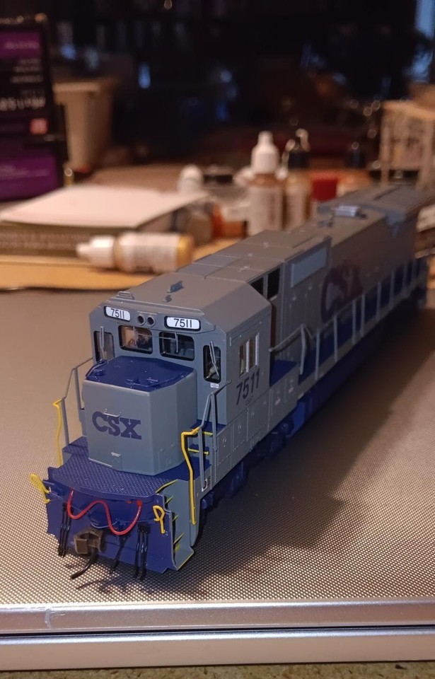 HO Scale Atlas Master Gold CSX Dash 8-40C Stealth Locomotive W/ DCC ...