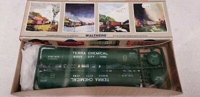 HO SCALE WALTHERS TERRA CHEMICAL 65'FT TANK CAR #932-5259 NICE!!🔥🔥🔥🔥🔥🔥 ...