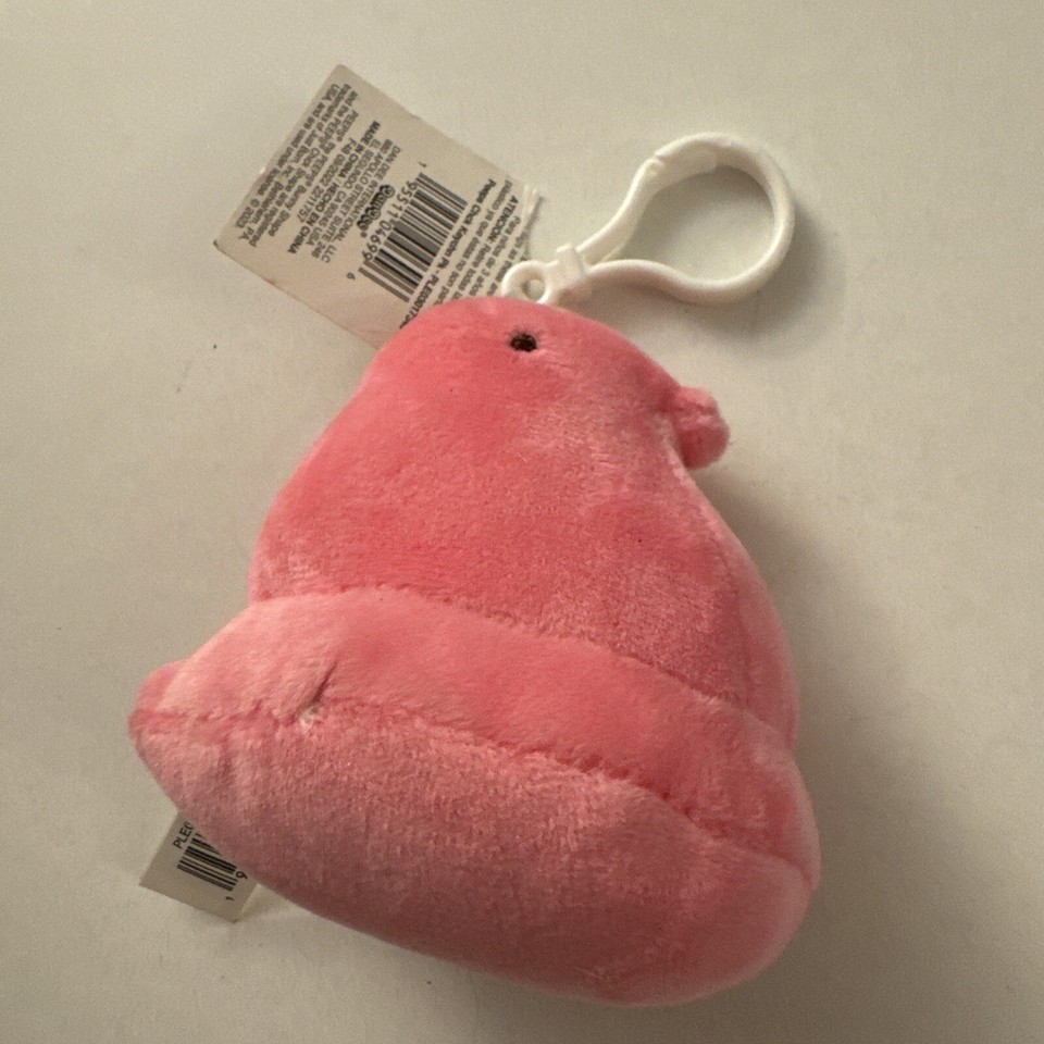 New Peeps Pink Plush Backpack Clip A2 | eBay