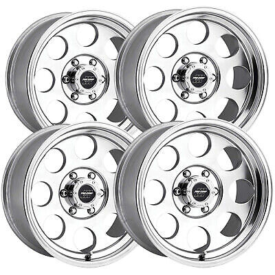 (Set-4) Pro Comp PA69 Vintage 15x10 6x5.5" -47mm Polished Wheels Rims ...