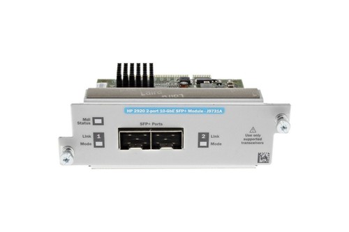 Brand New HPE Expansion module J9731A HP Aruba 2920 2-Port 10GbE SFP+ ...