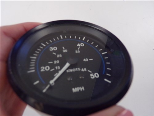 VDO SPEEDOMETER GAUGE BLACK FACE & BEZEL MARINE BOAT | eBay