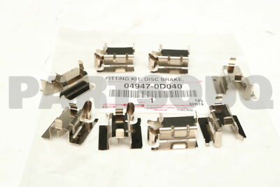 049470D040 Genuine Toyota FITTING KIT, DISC BRAKE, FRONT 04947-0D040 | eBay