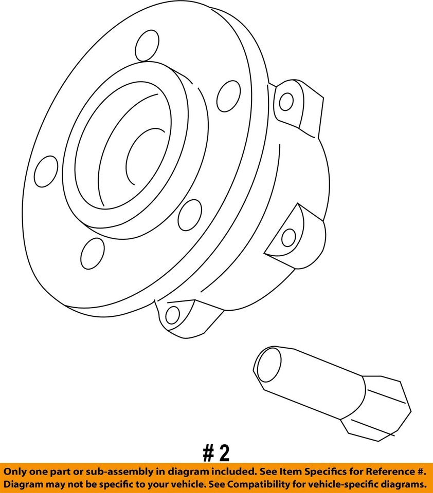 GM OEM 17-23 Bolt EUV,Bolt EV Rear Suspension Brake Components-Hub Assy ...