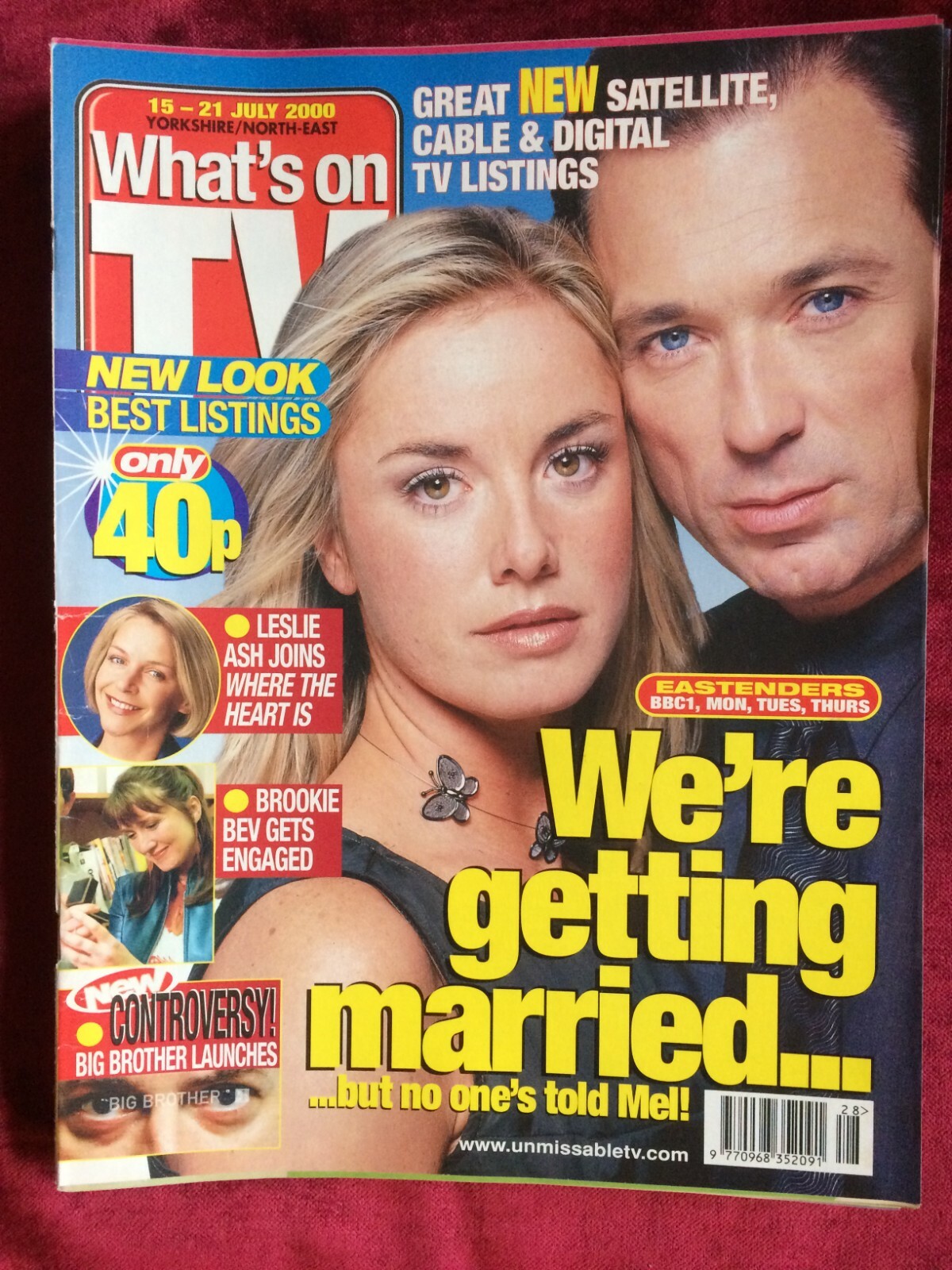 WHAT'S ON TV magazine 15/07/2000 MARTIN KEMP Jerome Flynn Zoe Eeles ...