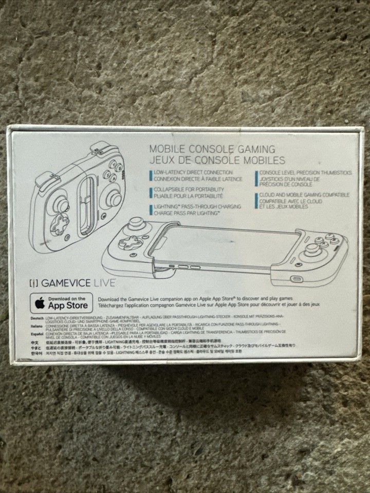 NEW Gamevice GV196 for iPhone Attachable Controller for Apple iPhone ...