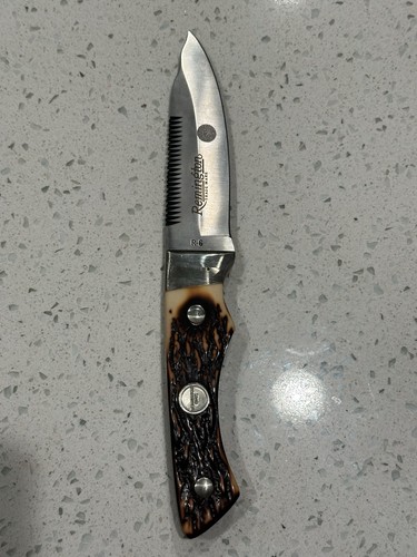 Remington UMC One R6 Fixed Blade Skinner Knife with Sheath NEW In Box ...