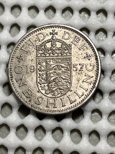 1957 UK United Kingdom Great Britain One 1 Shilling Actual Coin | eBay