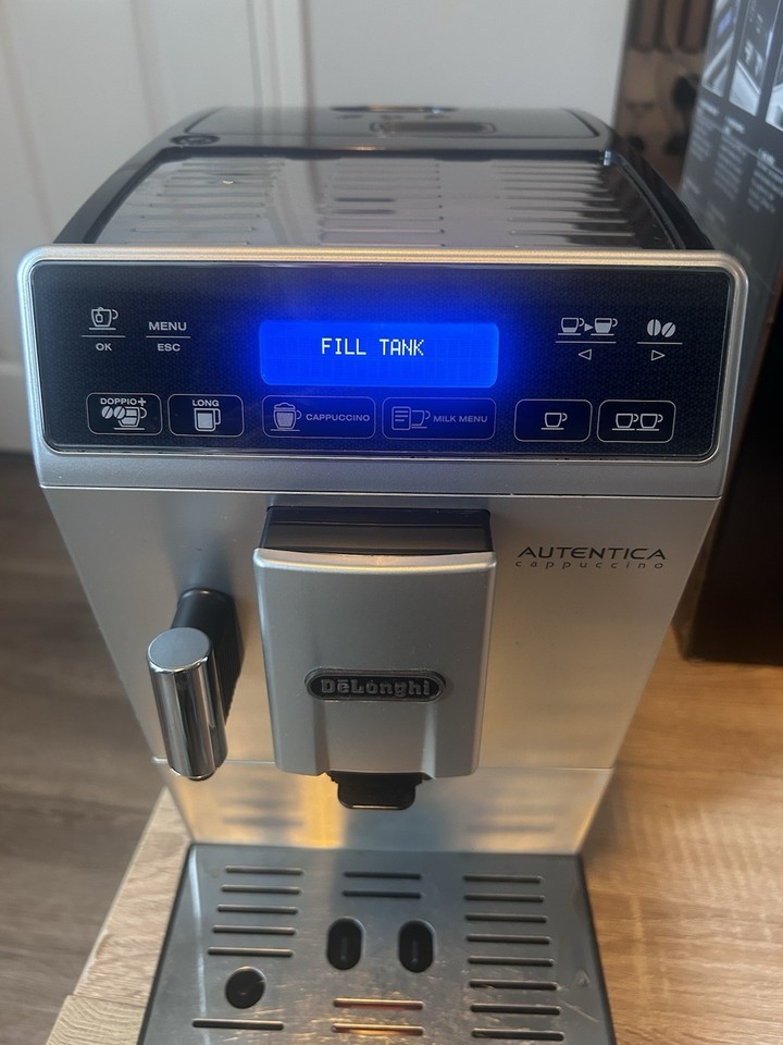 De'Longhi Autentica Cappuccino Bean-to-Cup Coffee Machine ETAM29.660.SB ...