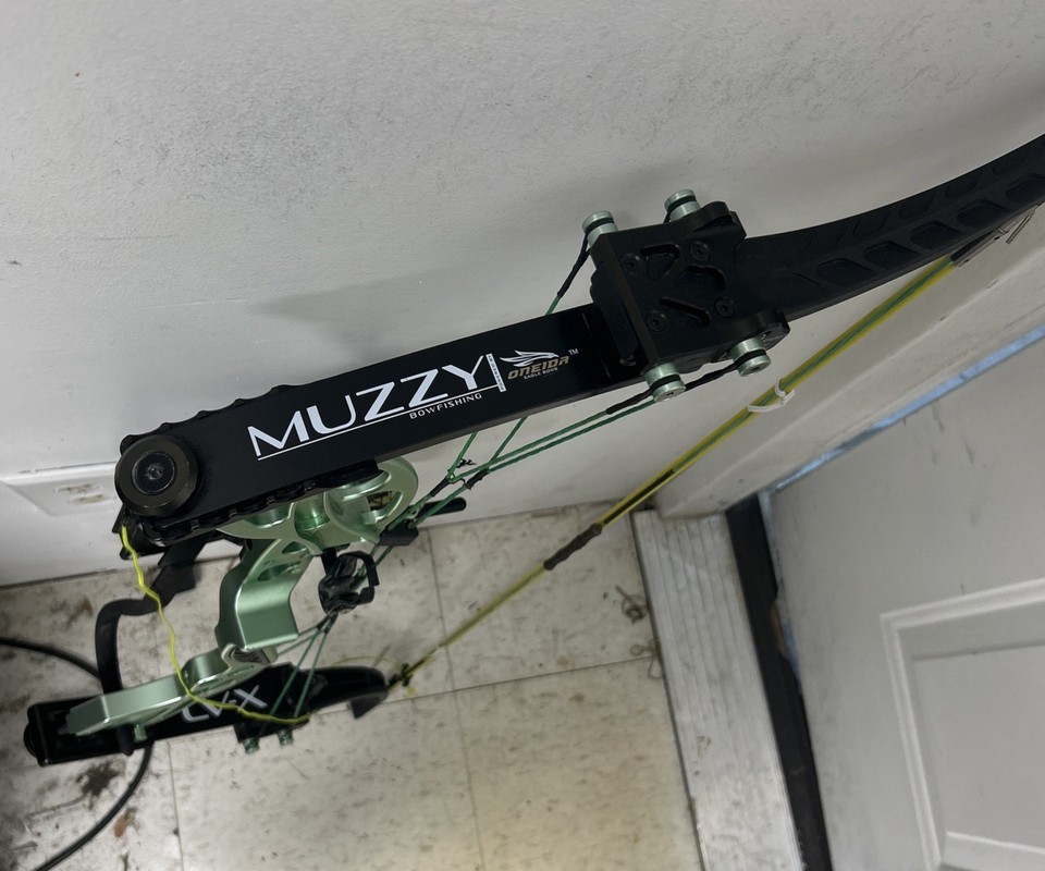 Oneida Muzzy Bowfishing LV-X 25-50lbs Right Hand Lever Bow (GREEN) | eBay