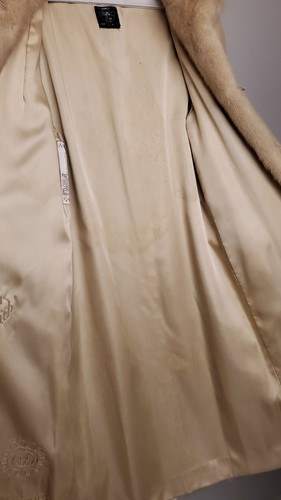 Vintage Genuine Blonde Mink Fur Coat by Emba – Full Length – Stunning ...