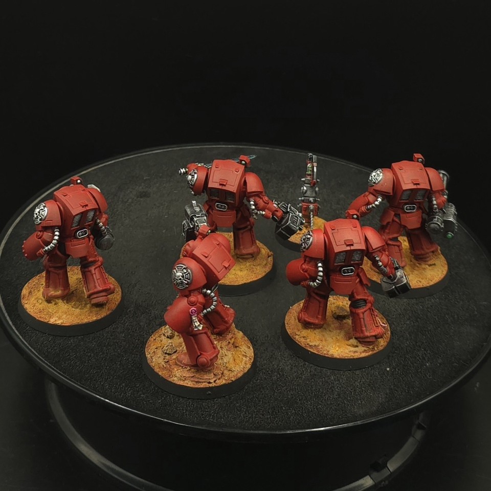 Pro Painted Warhammer 40k Primaris Blood Angels Terminators LG1 Games ...