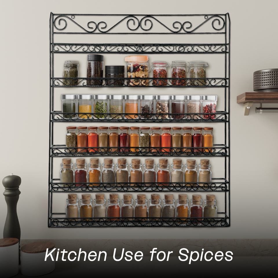 Metal Wire Nail Polish Display Organizer Wall Rack (Hold 90 to 100 ...