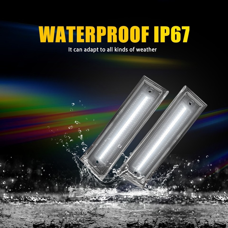 2PCS LED Front Side Marker Light For Chevrolet C10 C20 C30 K10 K20 K30 ...