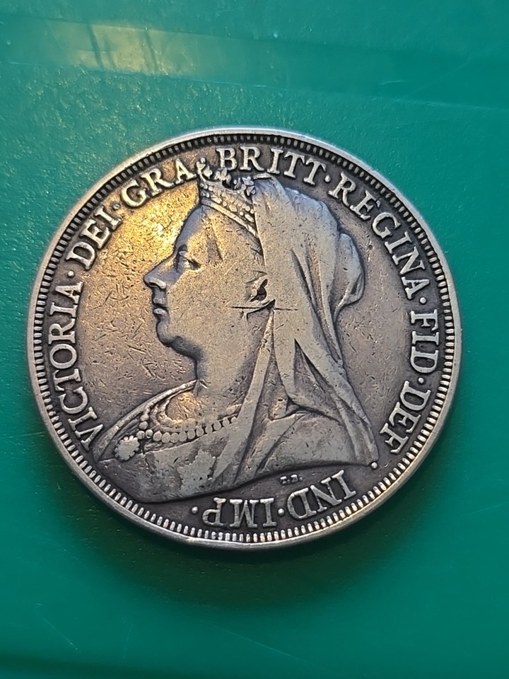 1897 Queen Victoria Silver Crown Coin | eBay UK