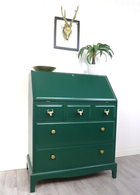 Vintage Stag Minstrel Bureau Writing Desk | eBay UK