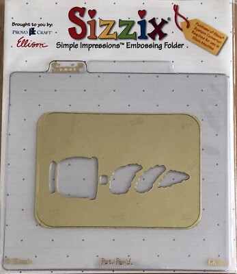 SIZZIX Simple Impressions TREE POTTED Embossing Folder - BNIP | eBay ...