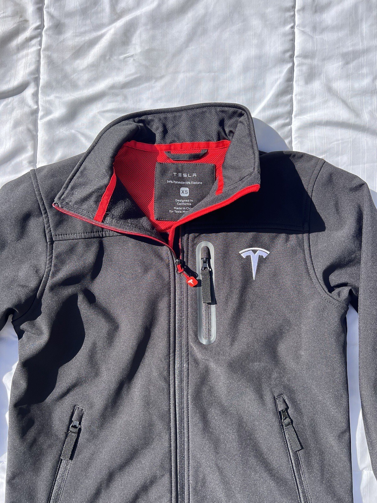 Tesla Motors Logo Employee Corporate Soft Shell Full … - Gem