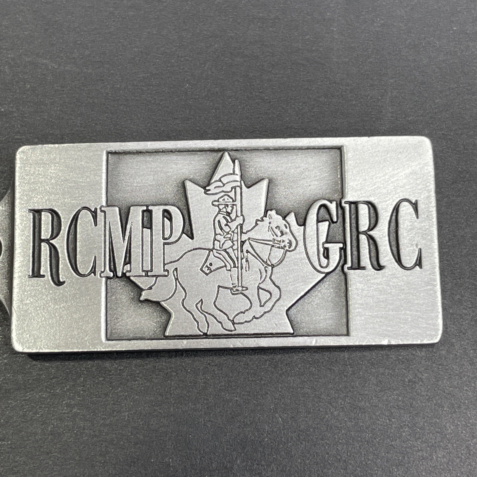 Vintage 1990s RCMP Royal Canadian Mounted Police Solid Pewter Keychain ...