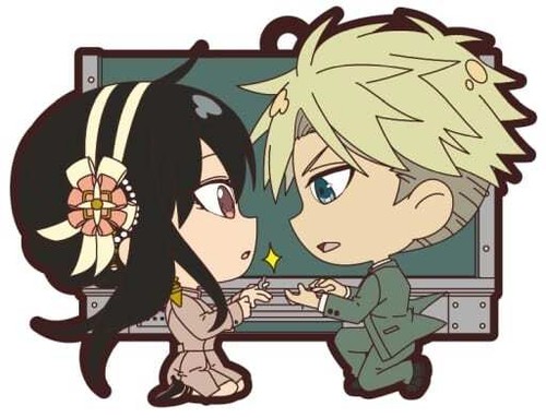 Yor Forger Loid Forger SPY x FAMILY Rubber Strap Collection Key Chain ...