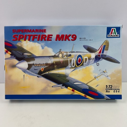 Italeri 094 Supermarine Spitfire MK9 Complete 1:72 Model Kit w/ Box | eBay