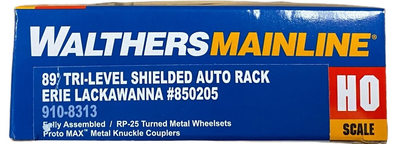 Walthers 910-8313 TTKX 850205 Erie Lackawanna Tri-Level Shielded Auto ...